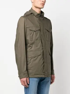Herno Zip-up Hoodie Jacket - Green