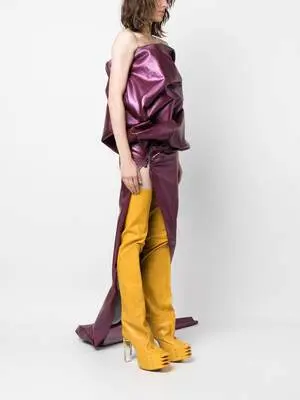Rick Owens Hun Strapless Bustier - Pink