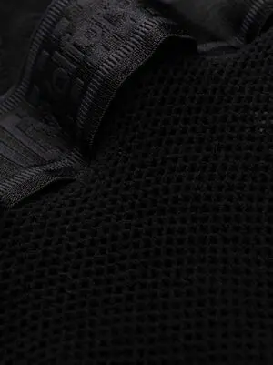 Wolford Fishnet Semi-sheer Tights - Black