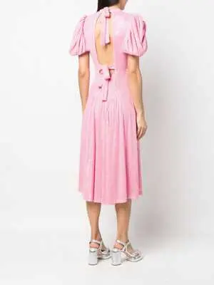 ROTATE BY BIRGER CHRISTENSEN Sequin-embellished Midi Dress - Pink