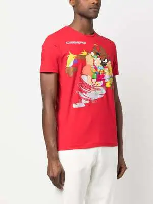 Iceberg X Looney Tunes Cotton T-shirt - Red