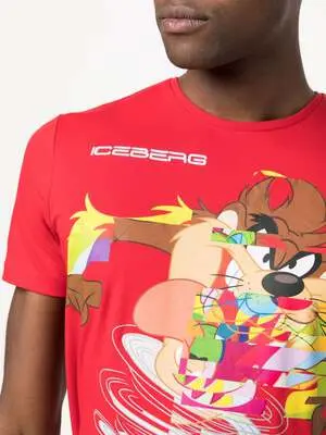 Iceberg X Looney Tunes Cotton T-shirt - Red