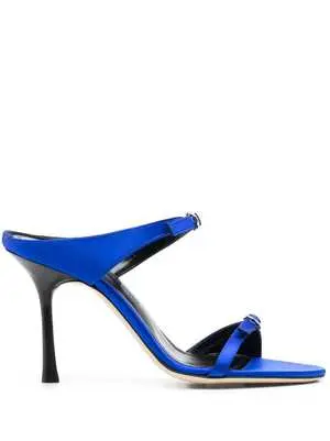 Victoria Beckham Double-strap Satin Sandals