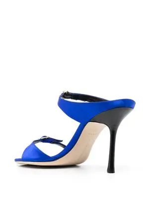Victoria Beckham Double-strap Satin Sandals