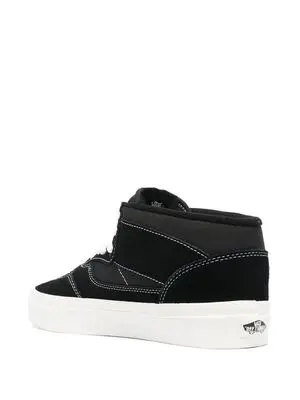 VANS Side Logo-patch High-top Sneakers - Black