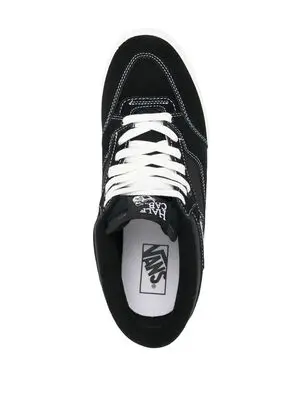 VANS Side Logo-patch High-top Sneakers - Black