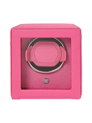 Wolf Cub Single Watch Winder With Cover - Pink Pink
