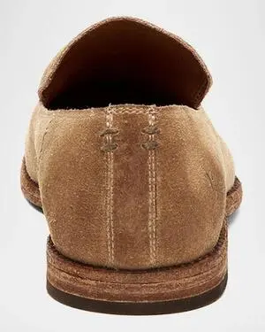 THE FRYE COMPANY Apos;s Chris Venetian Suede Slip-on Loafers - Ash