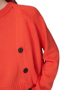 Whistles Karine Ribbed Cardigan - Red