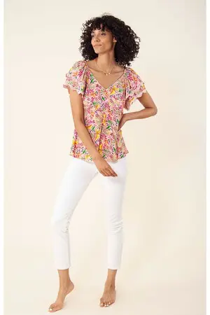 Hale Bob Hale Bob Courtney Top - Pink