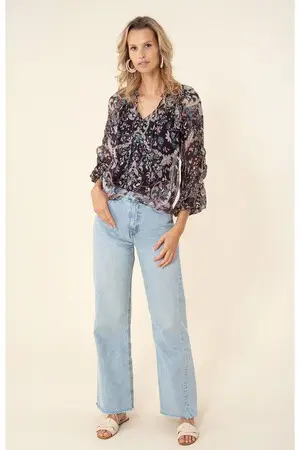 Hale Bob Vanessa Top - Black