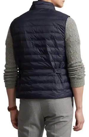 Ralph Lauren Water Repellent Nylon Puffer Vest