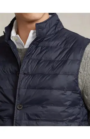 Ralph Lauren Water Repellent Nylon Puffer Vest