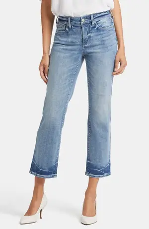 NYDJ Marilyn Ankle Straight Leg Jeans - Torrent Peak