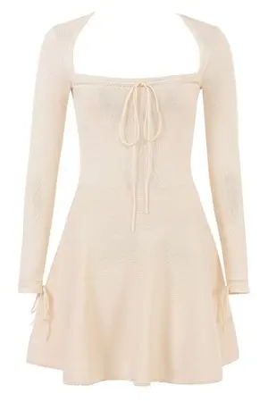 House Of Cb Caprice Knit Fit & Flare Dress