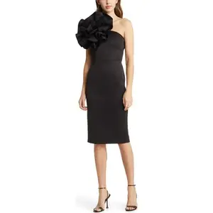 NIKKI LUND Marlena One-shoulder Dress