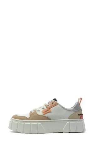 PALLADIUM Pallatower Lo Platform Sneakers - Tofu/ Beige Tan