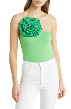 NIKKI LUND Allison Rosette Bodysuit - Green