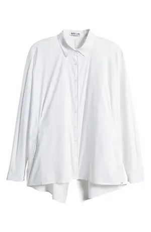 NIKKI LUND Hailey Oversize Stretch Poplin Shirt