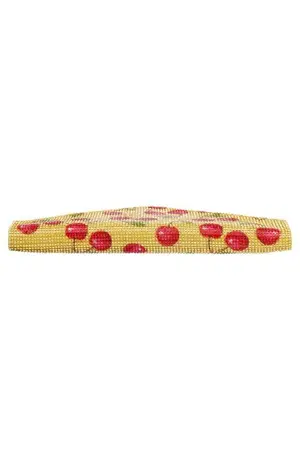 Nina Cherry Print Crystal Envelope Clutch