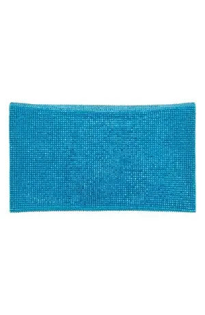Nina Crystal Envelope Clutch - Cielo