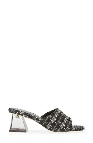 KOKO + PALENKI Belize Leather Sandal - Black Tweed