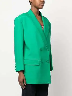 Valentino Garavani Crepe Couture Double-breasted Blazer
