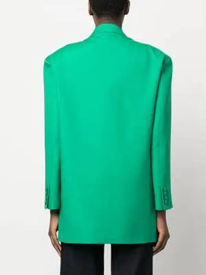 Valentino Garavani Crepe Couture Double-breasted Blazer