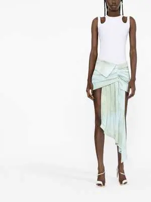 Off-White Ombré Dual-tone Skirt