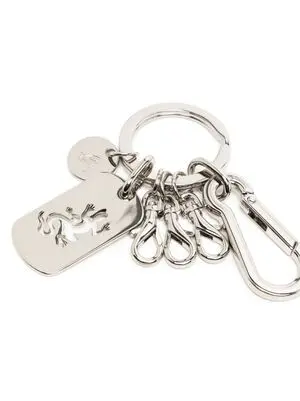 AGNES B. Cut-out Logo Detail Keychain