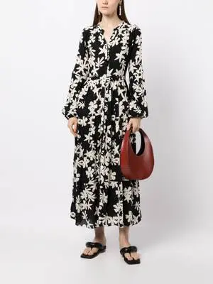 LEMLEM Floral-print Peasant Dress