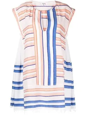 LEMLEM Eskedar Stripe-pattern Caftan Dress - Multicolour