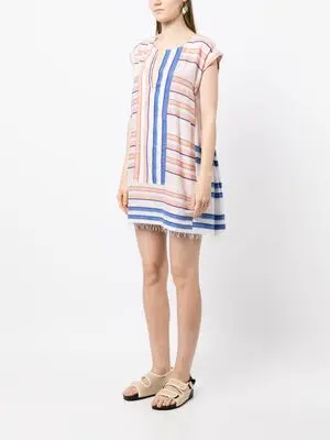 LEMLEM Eskedar Stripe-pattern Caftan Dress