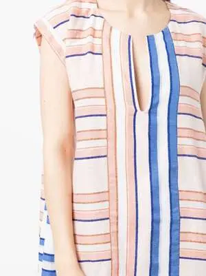 LEMLEM Eskedar Stripe-pattern Caftan Dress