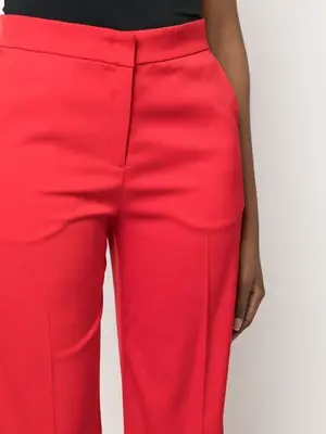 Pinko Flared Tailored Trousers - Red