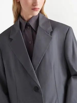 Prada Single-breasted Cotton Coat