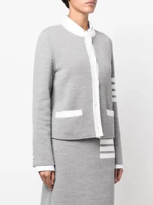 Thom Browne 4-bar Stripe Cardigan