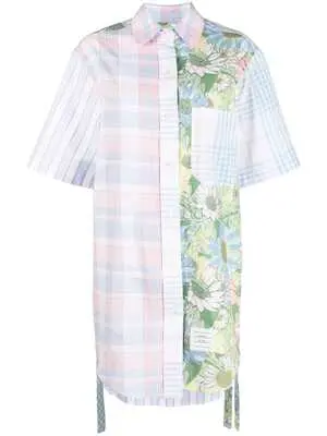 Thom Browne Floral-print Shirtdress