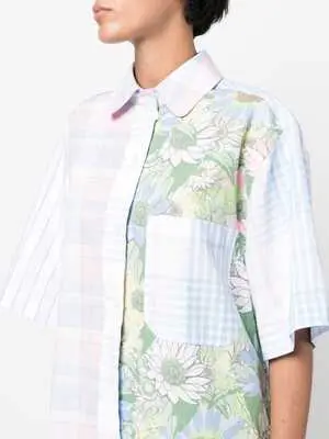 Thom Browne Floral-print Shirtdress