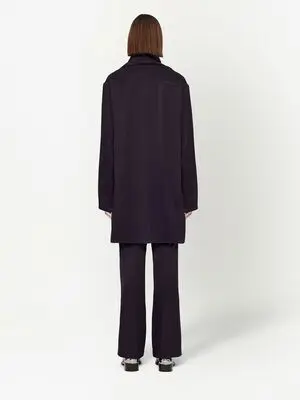 JIL SANDER Pressed-crease High-waisted Trousers