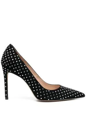 STUART WEITZMAN 100mm Crystal-embellished Pumps