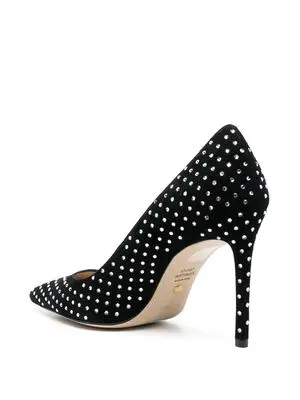 STUART WEITZMAN 100mm Crystal-embellished Pumps