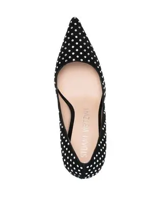 STUART WEITZMAN 100mm Crystal-embellished Pumps