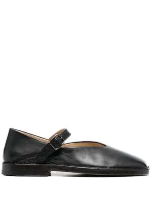 LEMAIRE Square-toe Loafers - Black