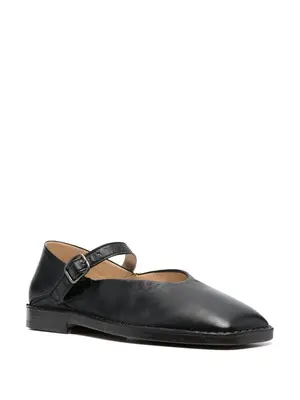 LEMAIRE Square-toe Loafers - Black