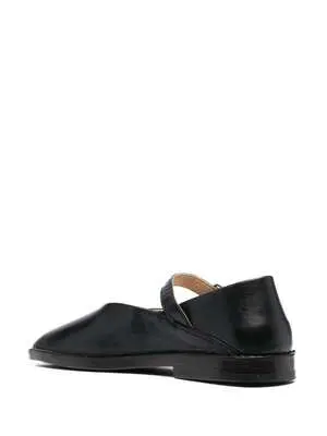 LEMAIRE Square-toe Loafers - Black