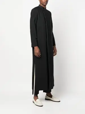 Saint Laurent Stand-up Collar Long Coat
