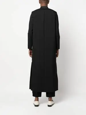 Saint Laurent Stand-up Collar Long Coat