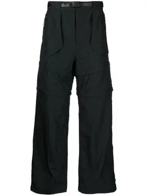 SPOONYARD Straight-leg Detachable Trousers - Black