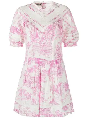 Zadig&Voltaire Graphic-print Puff-sleeve Dress